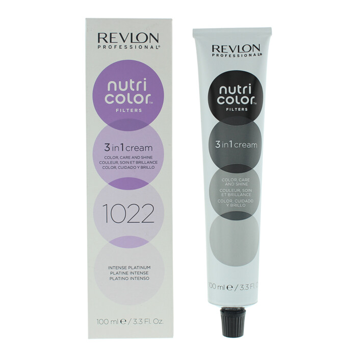 Revlon Nutri Color Filters 1022 Intense Platinum 3-in-1 100ml | Clear ...
