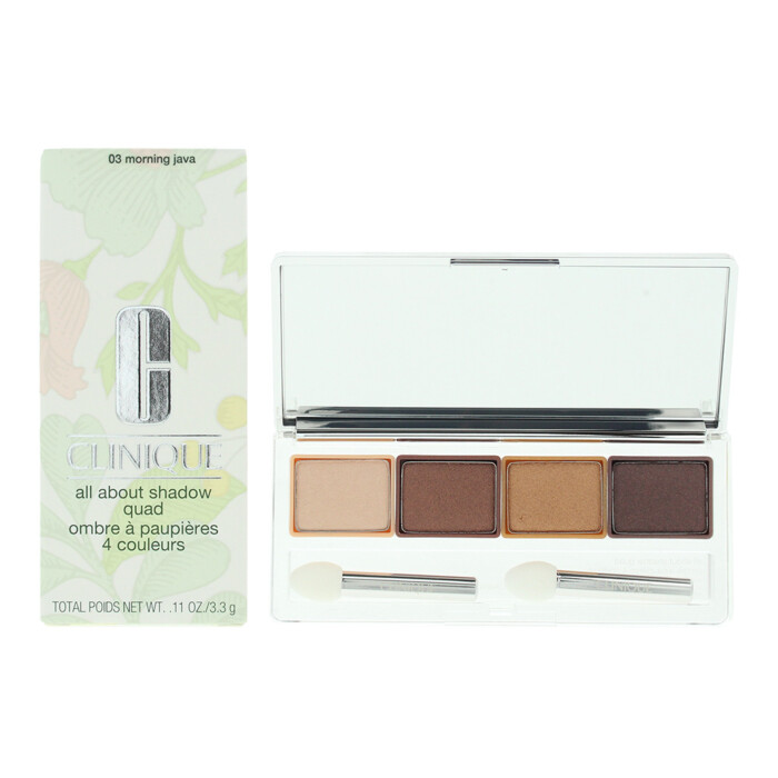 Clinique All About Shadow Quad 03 Morning Java Eyeshadow 3.3g | Clear ...