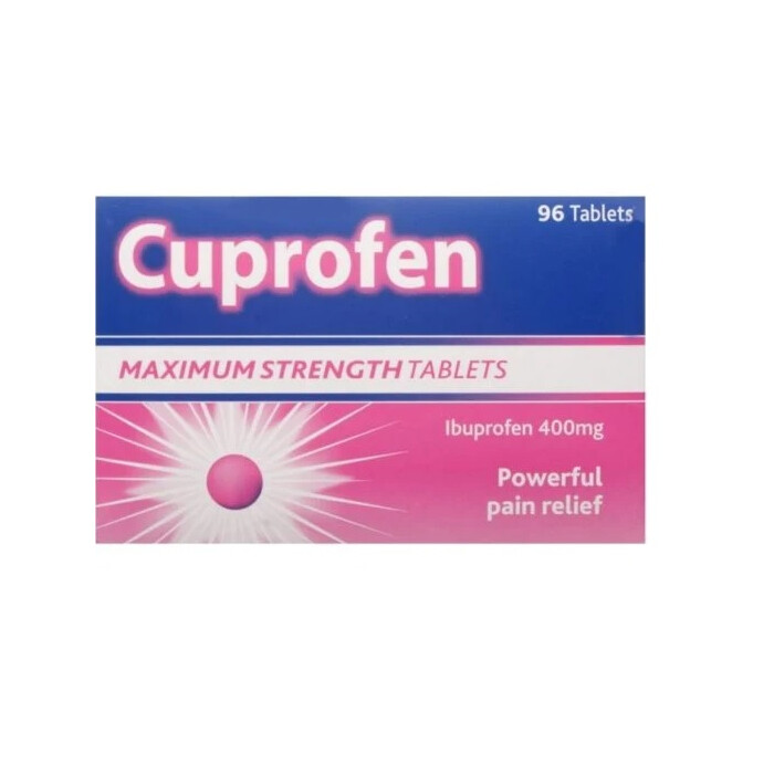 Cuprofen 400mg Max 96 Tablets - Pain Relief & Fever | Clear Chemist