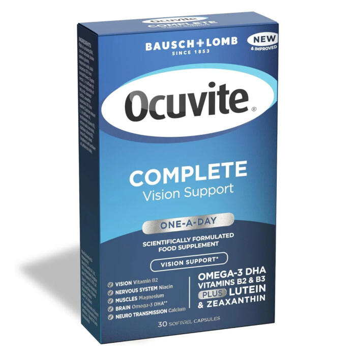 Ocuvite Complete Vision Support Eye Health Supplement | Clear Chemist
