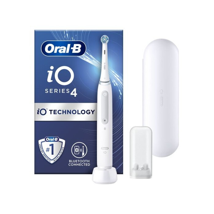 Oral-B iO4 Electric Toothbrush White - Smart Cleaning | Clear Chemist
