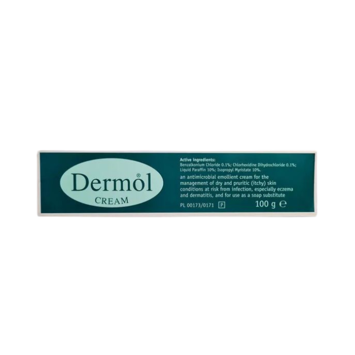Dermol Cream 100ml - Moisturiser for Dry, Eczema Skin | Clear Chemist