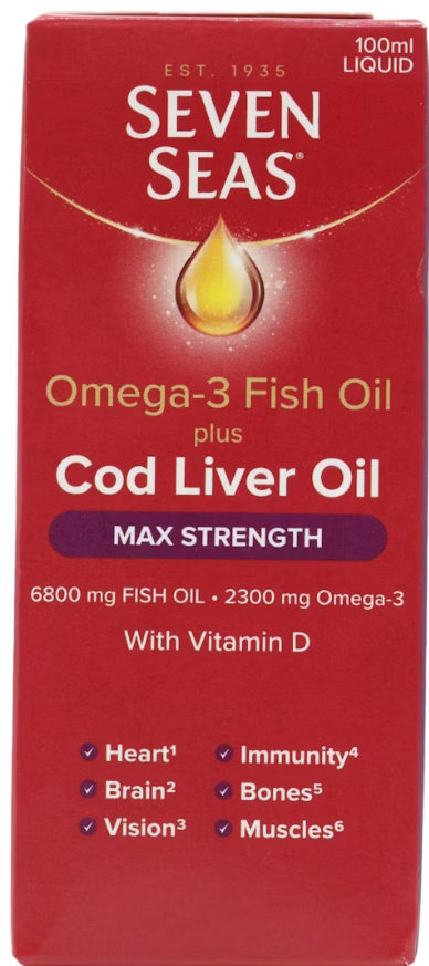Sevenseas Cod Liver Max 100ml | Clear Chemist